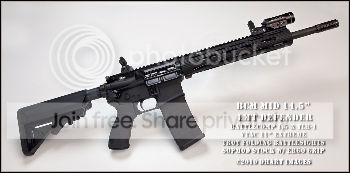 Feasibility: 13" VTAC/Troy Extreme Battlerail w/ 14.5in barrel & BC1.5 ...